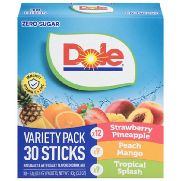 Safeway Dole Drink Mix, Strawberry Pineapple/Peach Mango/Tropical Mango ...
