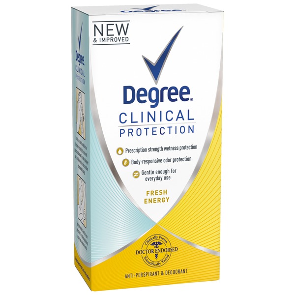 Degree Clinical Antiperspirant Deodorant Fresh Energy (1.7 oz) - Instacart