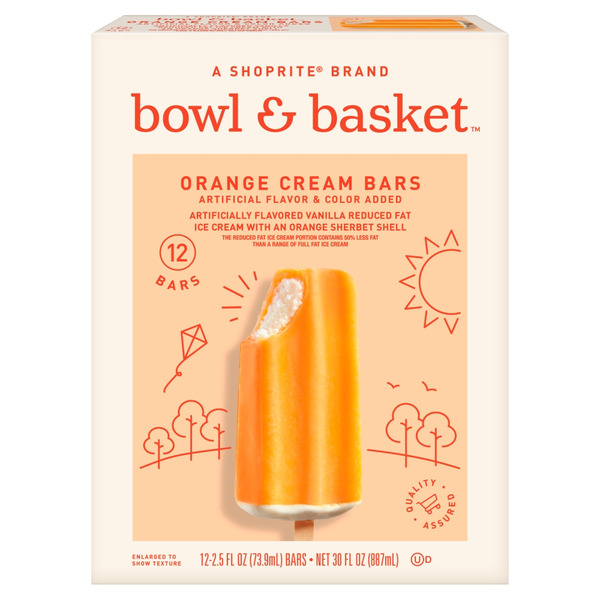 ShopRite Bowl & Basket Orange Cream Bars Same-Day Delivery | Instacart