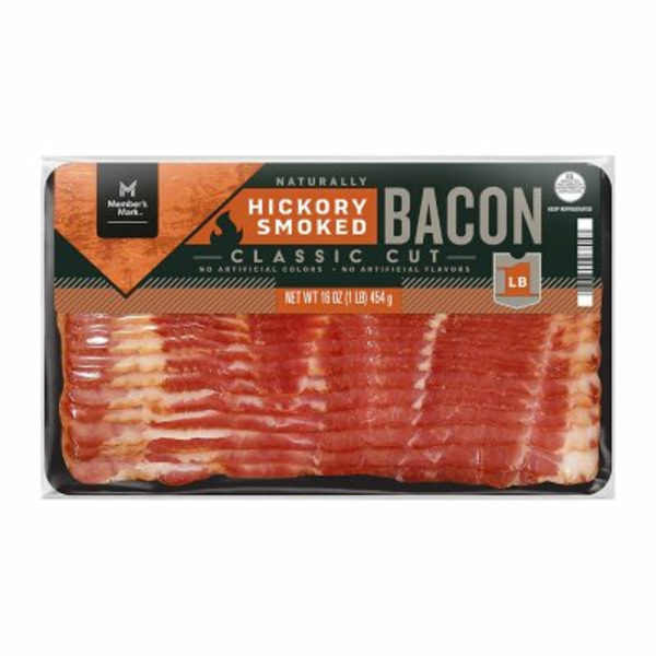 Member’s Mark Hickory Smoked Classic Cut Bacon Same-Day Delivery | Sam ...