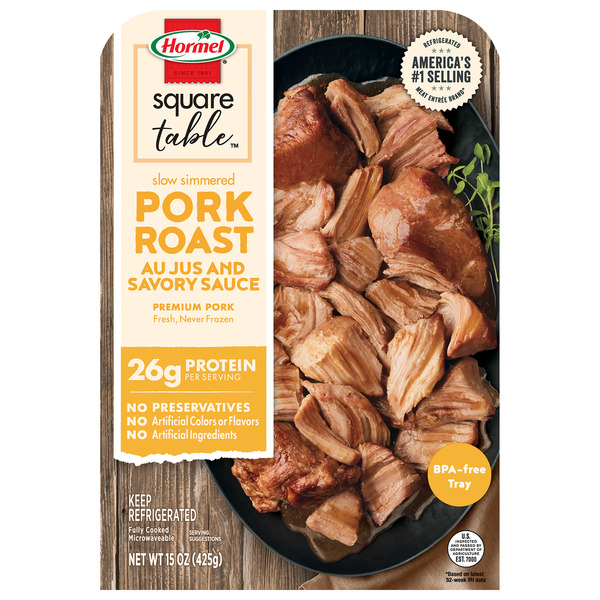 Walmart Hormel SQUARE TABLE Slow Simmered Pork Roast Au Jus Same-Day ...