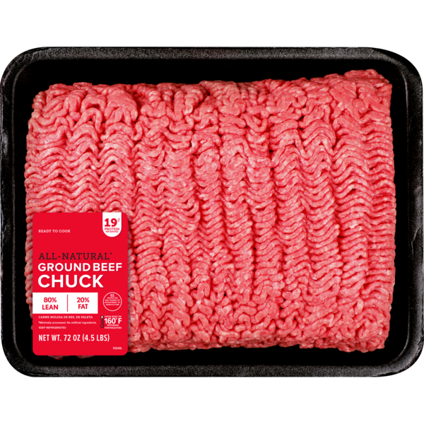 Ibp Trusted Excellence GROUND CHUCK 80% (4.5 NET WT) Same-Day Delivery ...