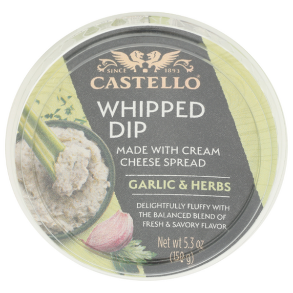 Castello Garlic & Herbs Whipped Dip Cheese Same-Day Delivery or Pickup ...