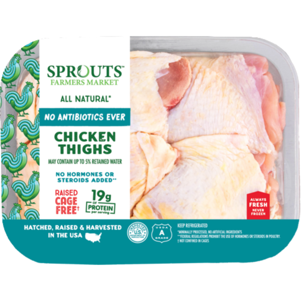 Sprouts Farmers Market No Antibiotics Ever Chicken Thighs Same-Day ...