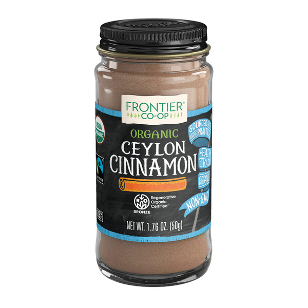 Frontier Co-op Ceylon Cinnamon, Ground, Regenerative Organic Certified ...