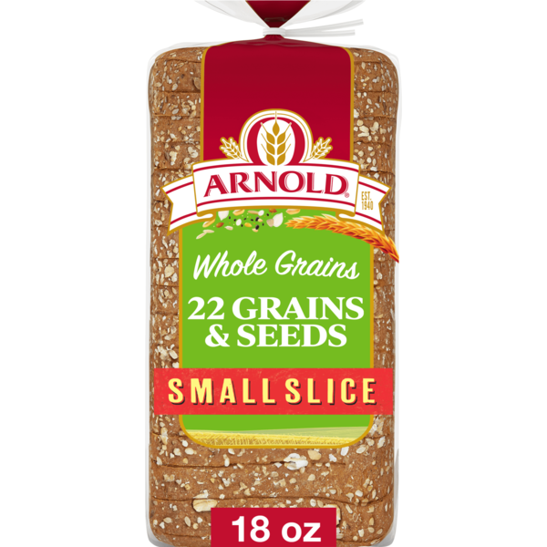 Arnold Whole Grains, 22 Grains & Seeds, Bread, Multigrain Bread, 18 oz ...