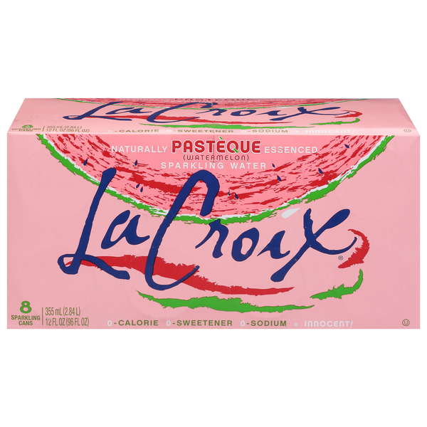 Kroger LaCroix Sparkling Water, Pasteque Watermelon Same-Day Delivery or Pickup | Instacart