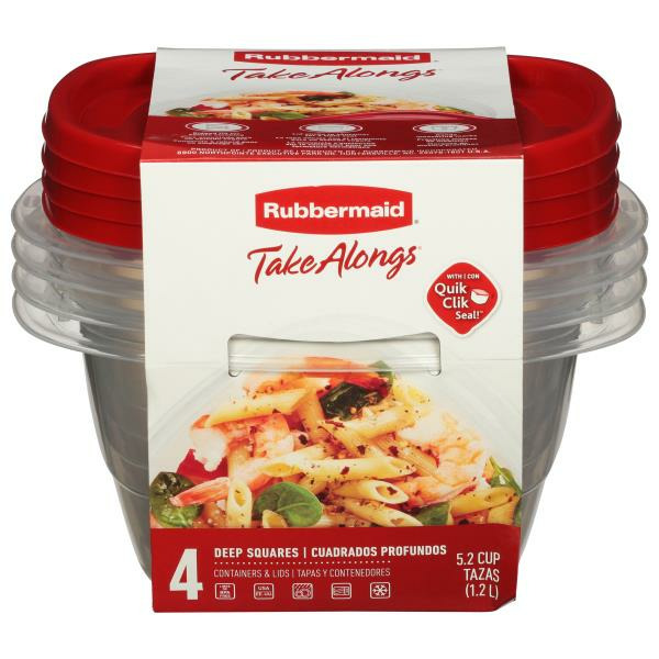 Rubbermaid Containers & Lids, Deep Squares Same-Day Delivery or Pickup ...