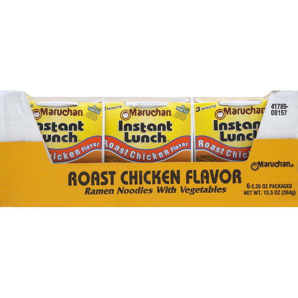 Maruchan Instant Lunch, Roast Chicken Flavor (6 each) - Instacart