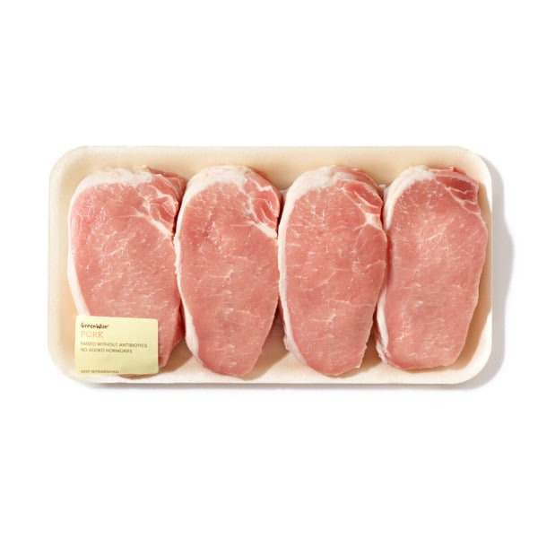 GreenWise Wise Pork Loin Boneless Chops, Antibiotic Free Same-Day ...