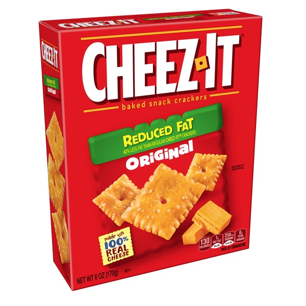 Cheez-It Crackers Reduced Fat Original (6 oz) - Instacart