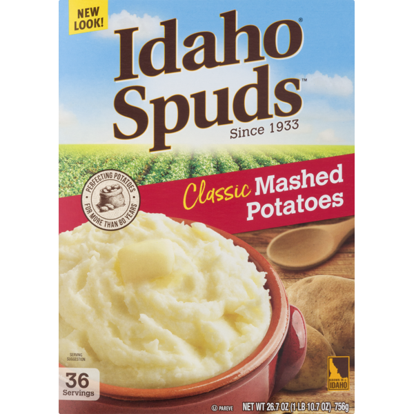Idaho Spuds Mashed Potatoes Classic (26.7 oz) - Instacart