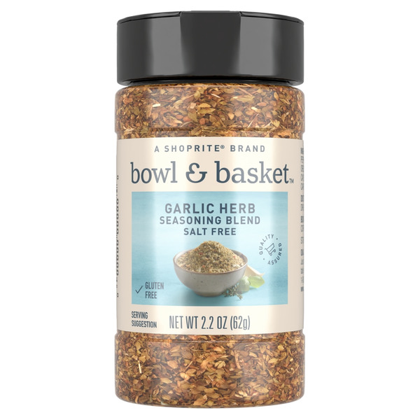 ShopRite Bowl & Basket Garlic Herb Salt Free Seasoning Blend Same-Day ...