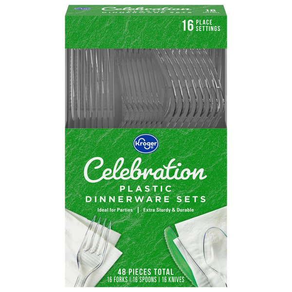 Kroger Kroger Plastic Dinnerware Sets Same-Day Delivery or Pickup ...
