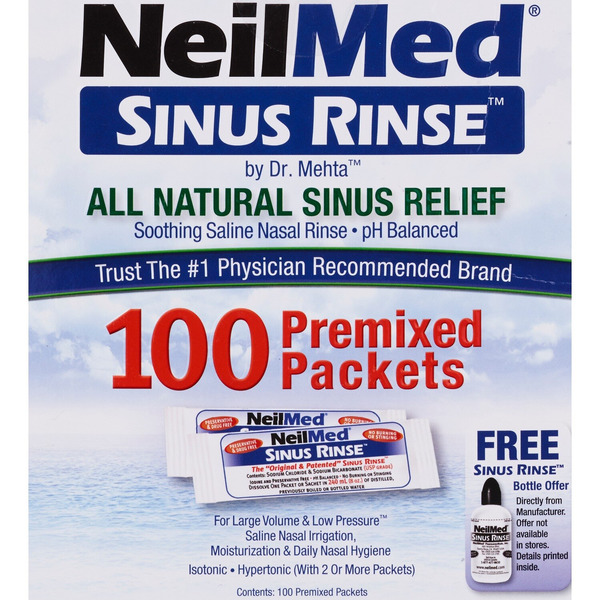 CVS® NeilMed Saline Nasal Rinse, Premixed Packets Same-Day Delivery ...