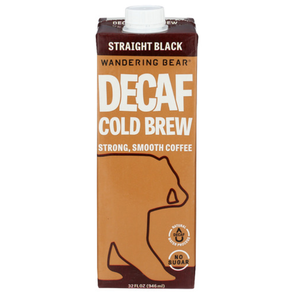 Sprouts Farmers Market Wandering Bear Cold Brew Coffee, Decaf Straight Black Pickup | Instacart