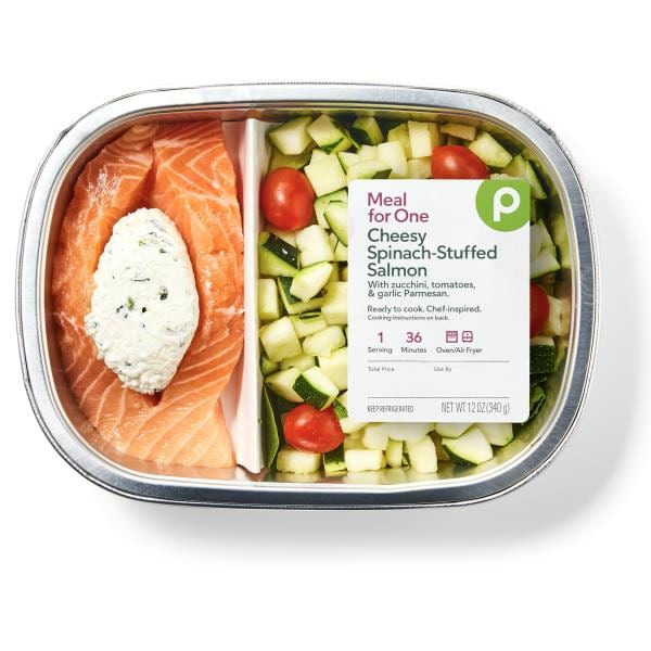 Publix Meal for One, Cheesy Spinach-Stuffed Salmon Same-Day Delivery or ...