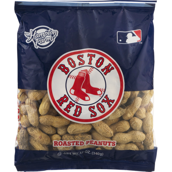 Hampton Farms Roasted Peanuts Boston Red Sox (12 oz) - Instacart