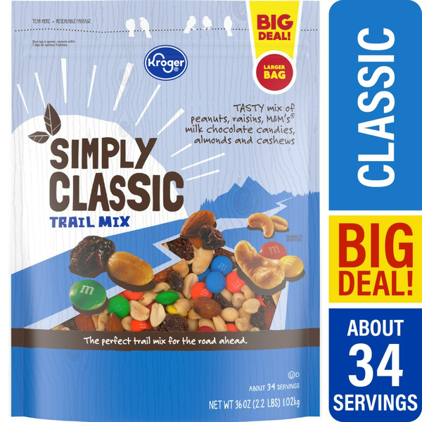 Kroger Kroger Trail Mix, Simply Classic Same-Day Delivery or Pickup ...