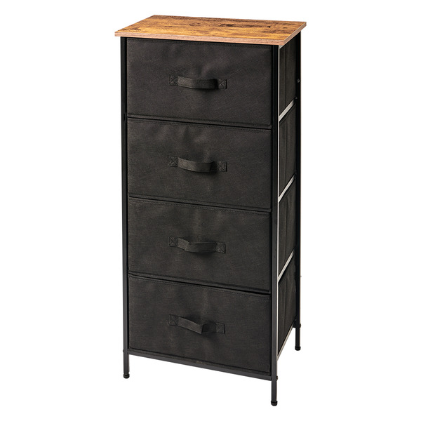 ALDI Huntington Home 4 Drawer Storage Tower - Black Same-Day Delivery ...