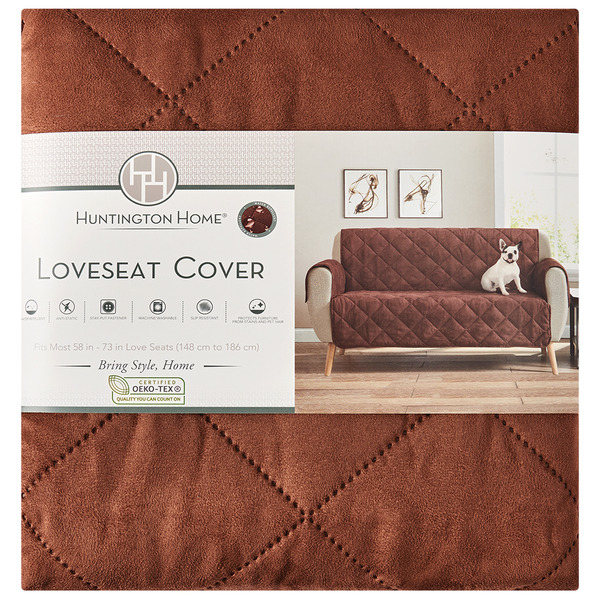 Huntington Home Brown Loveseat Cover Same Day Delivery or Pickup ALDI