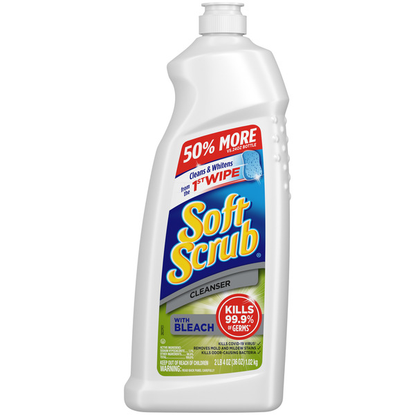 Soft Scrub Antibacterial Multi-Purpose Cleanser with Bleach Surface ...