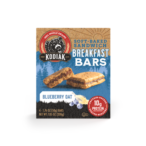 Safeway Kodiak Breakfast Bars, Blueberry Oat, Soft-Baked Sandwich Same ...