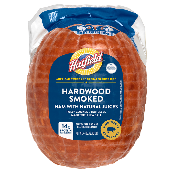 Hatfield Boneless Hardwood Smoked Ham with Natural Juices Same-Day ...