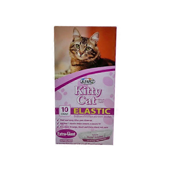 AlfaPet Elastic Edge Kitty Cat Premium Cat Pan Liners Same-Day Delivery ...