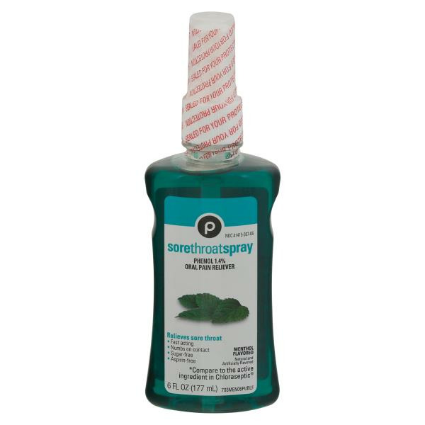 Publix Publix Sore Throat Spray, Menthol Flavor Same-Day Delivery or ...