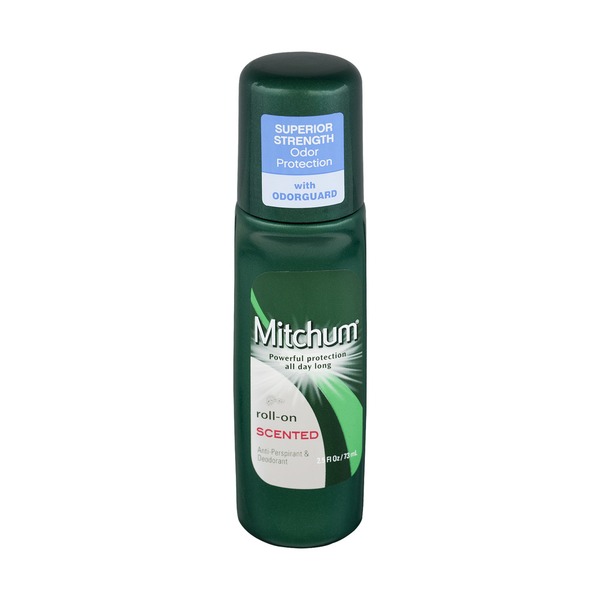 Mitchum Roll-On Scented Antiperspirant & Deodorant (2.5 fl oz) - Instacart