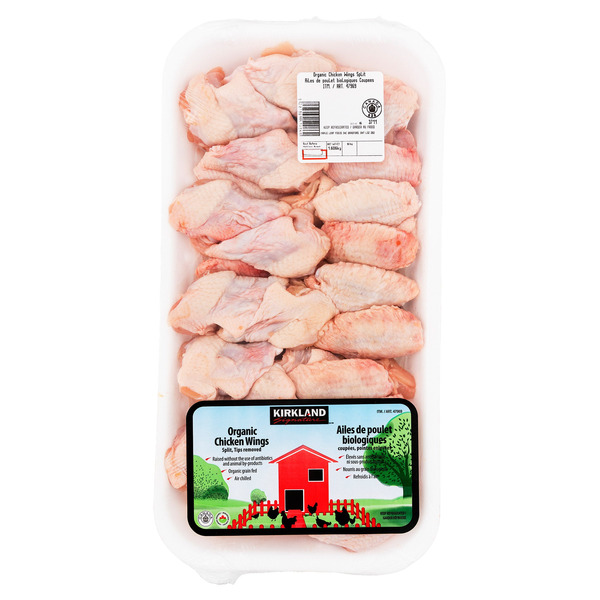 Kirkland Signature Organic Split Chicken Wings Same-Day Delivery | Costco