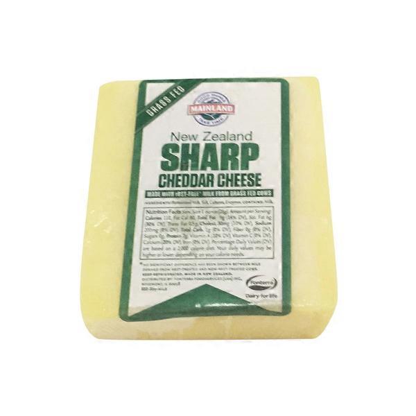 Mainland Farms New Zealand Sharp Cheddar Cheese (per lb) - Instacart