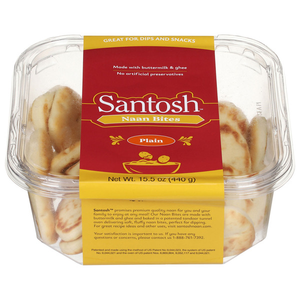 Wegmans Santosh Naan Bites, Plain Same-Day Delivery or Pickup | Instacart