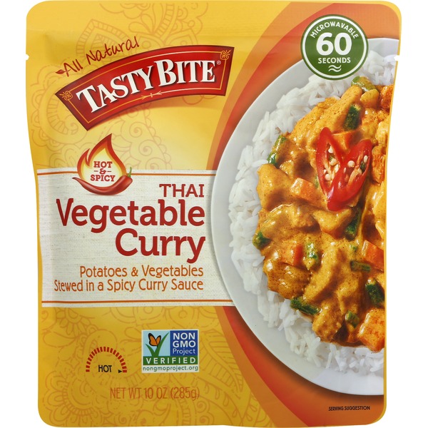 Tasty Bite Vegetable Curry, Hot & Spicy, Thai (10 oz) - Instacart