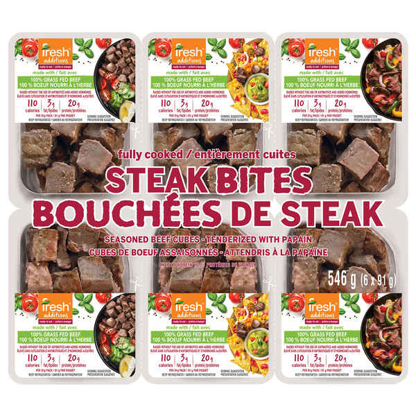Fresh Addition Fully Cooked Steak Bites Same-Day Delivery | Costco