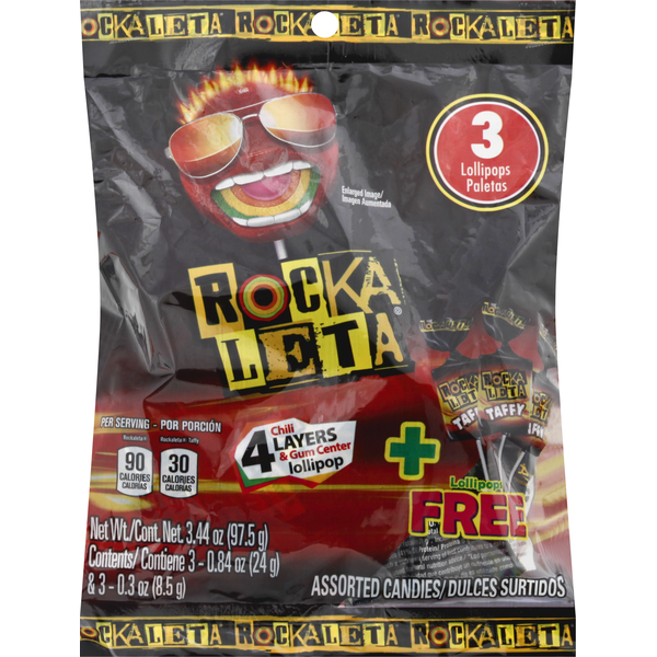 Rockaleta Candies, Assorted (3.44 oz) - Instacart
