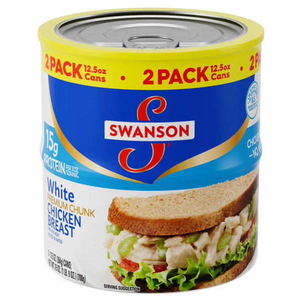 Swanson's White Premium Chunk Canned Chicken Breast in Water Same-Day ...