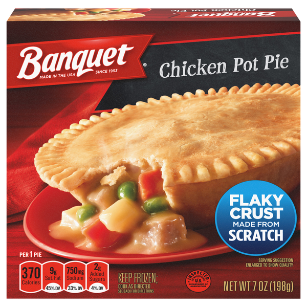 Safeway Banquet Chicken Pot Pie Frozen Pot Pie Dinner Same-Day Delivery ...