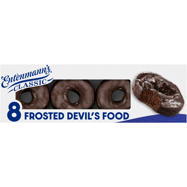 Entenmann's 8 count, Frosted Devil's Food Donuts Same-Day Delivery or ...