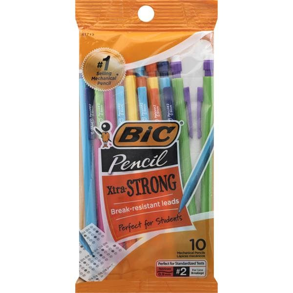 BIC Mechanical Pencils, Xtra-Strong, Thick (0.9 mm), No. 2 Same-Day ...