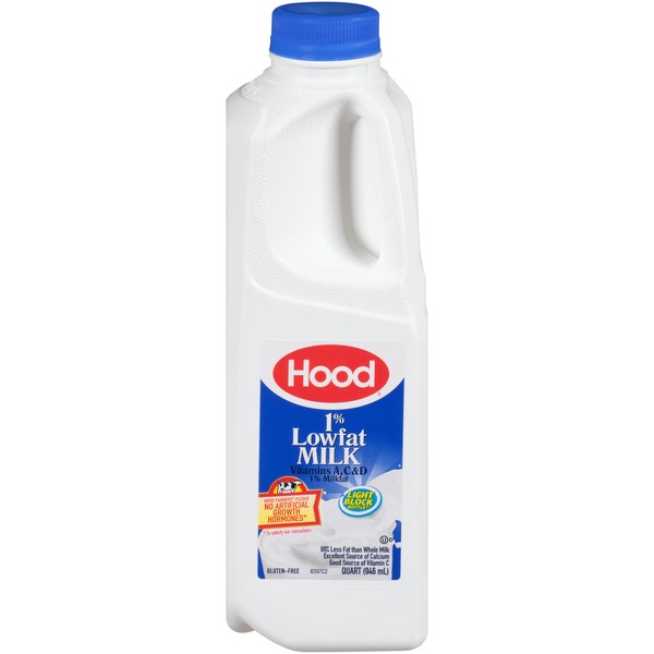 Hood One Percent Lowfat Milk (1 qt) - Instacart