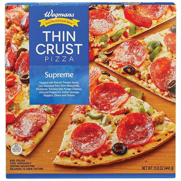 Wegmans Wegmans Thin Crust Supreme Pizza Same-Day Delivery or Pickup ...