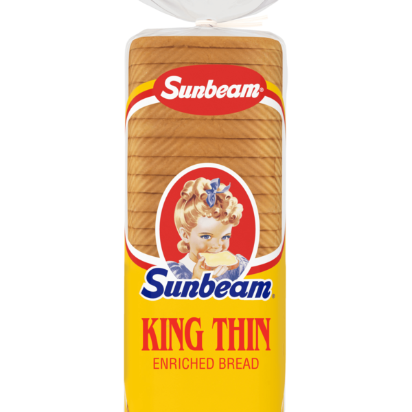 Sunbeam King Thin, Bread, White Bread, 20 oz Same-Day Delivery or ...