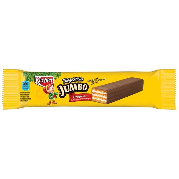 Keebler Fudge Sticks Jumbo Original Cookies (1.1 oz) - Instacart