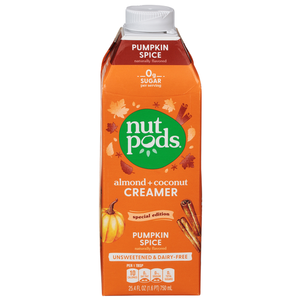 Publix nutpods Creamer, Almond + Coconut, Pumpkin Spice Same-Day ...