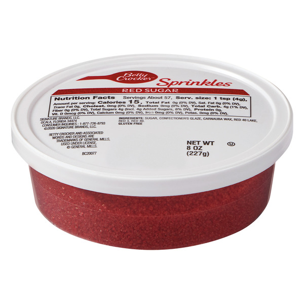 Betty Crocker Sprinkles, Red Sugar Same-Day Delivery or Pickup | ALDI