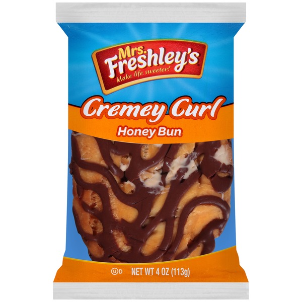 Mrs. Freshley's Cremey Curl Honey Bun (4 oz) - Instacart