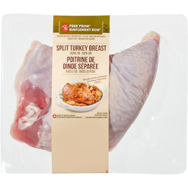 No Frills President’s Choice Free From Split Turkey Breast Same-Day ...