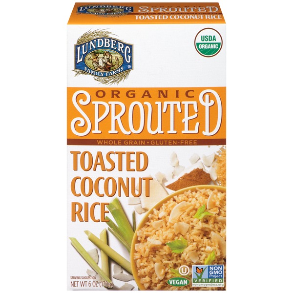 Lundberg Family Farms Organic Sprouted Toasted Coconut Rice (6 oz ...